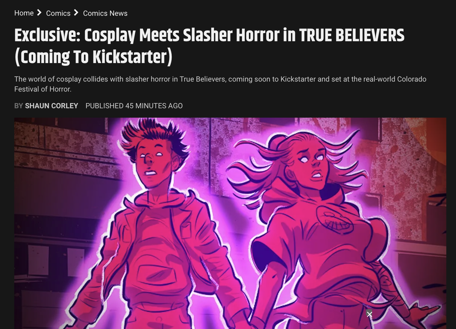 New slasher comic on the way: – Stephen Graham Jones