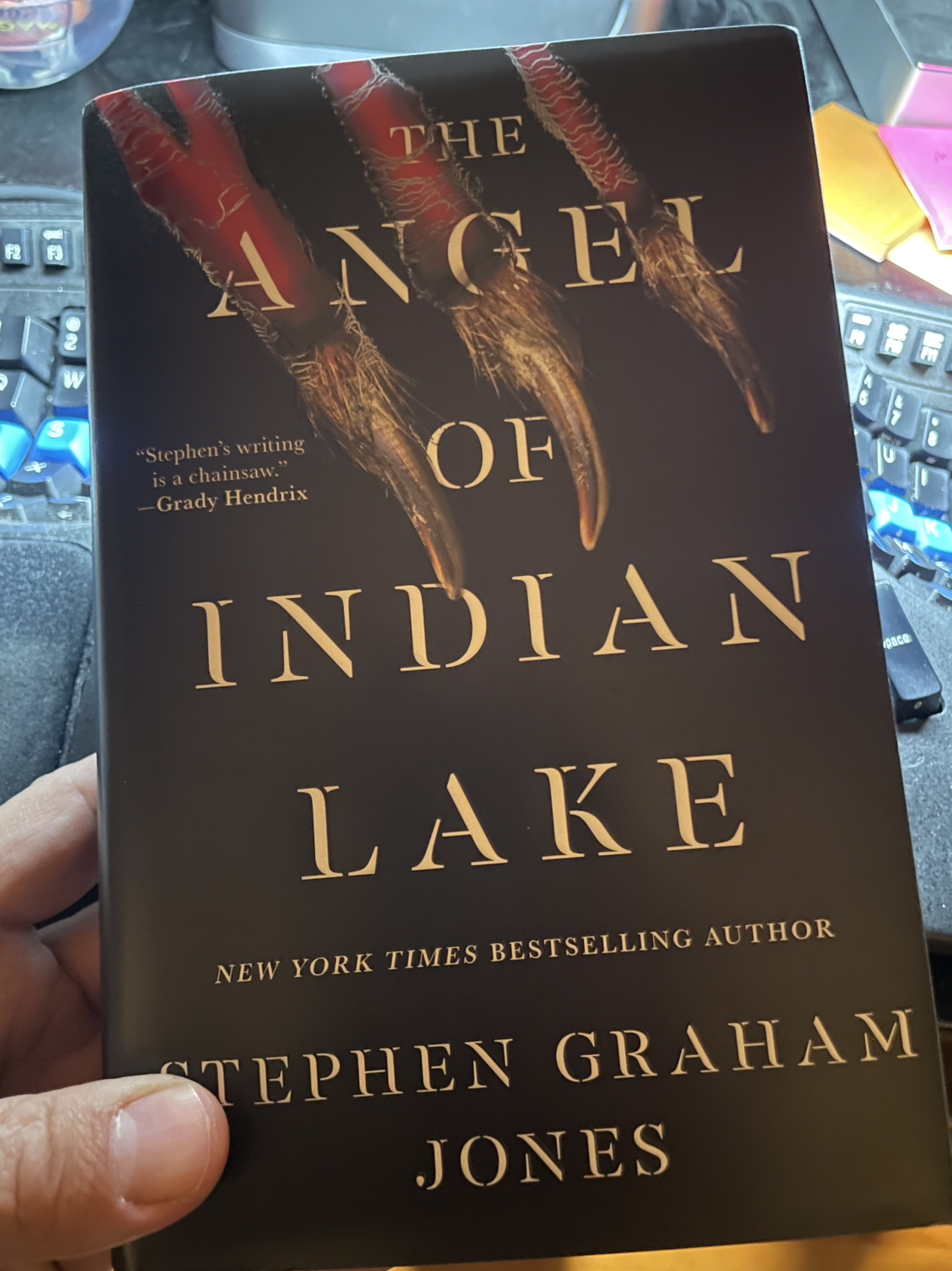 First copy of Angel! – Stephen Graham Jones