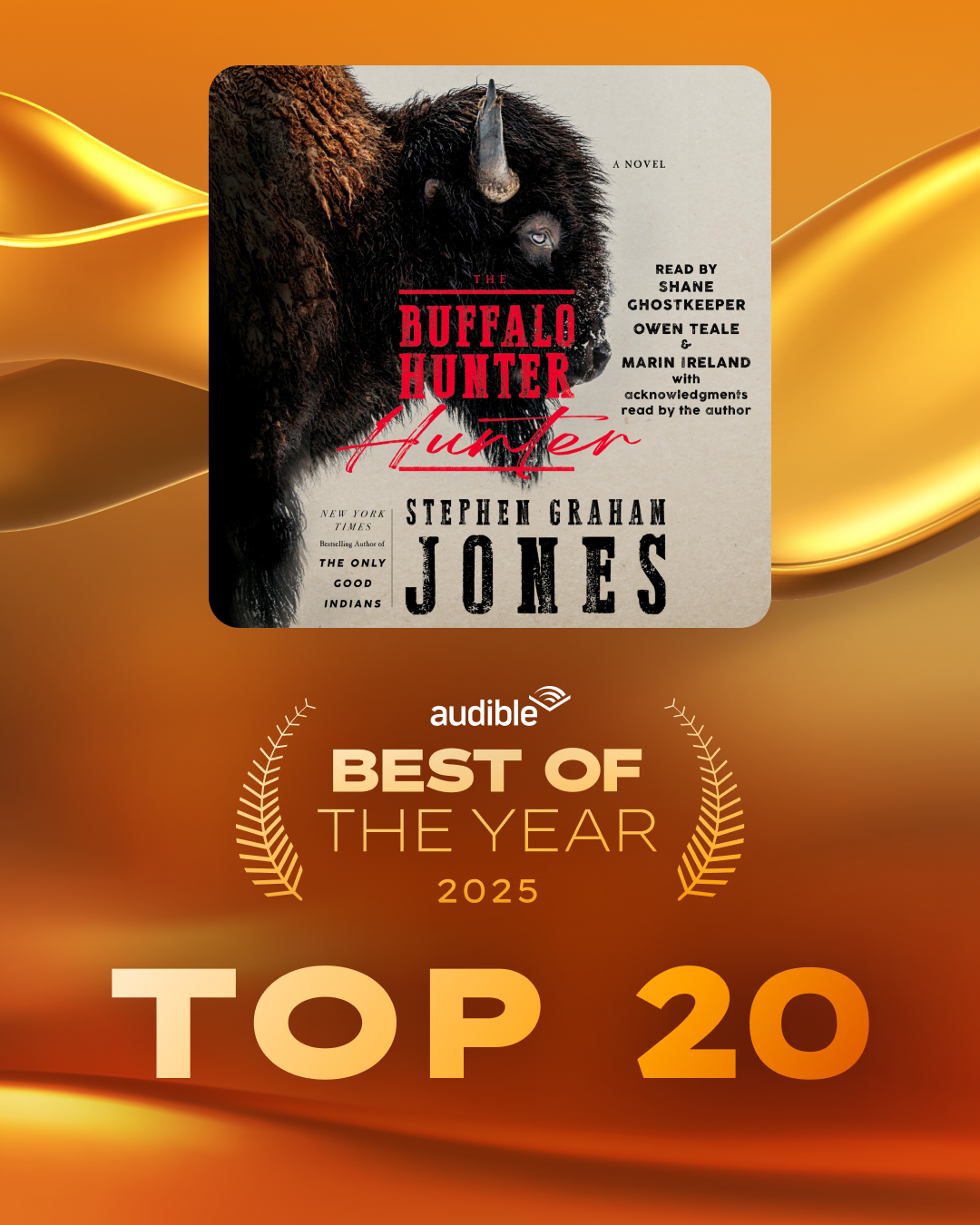 Audible’s top 20 of 2025! – Stephen Graham Jones